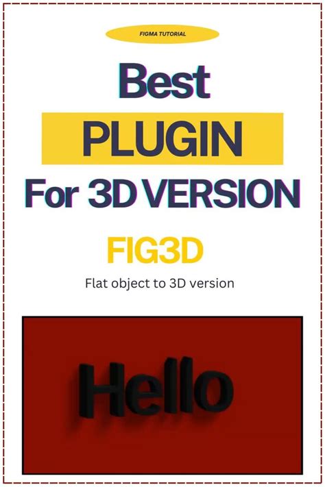 Create 3d Text In Figma Video In 2024 Figma Digital Design Tutorial