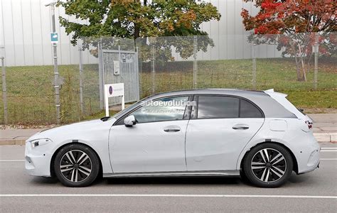 Spyshots 2018 Mercedes Benz A Class W177 Benchmarking Against 2017 Vw