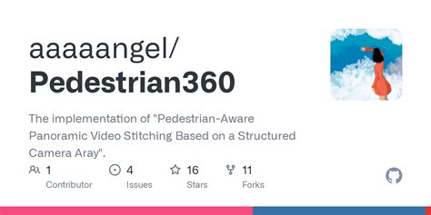 Github Aaaaangel Pedestrian The Implementation Of Pedestrian Aware Panoramic Video
