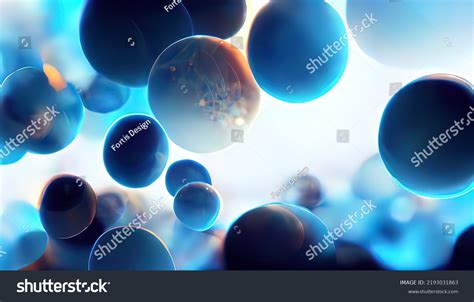 Microscopic Particles Molecules Molecular Cell Close Stock Illustration 2193031863 Shutterstock
