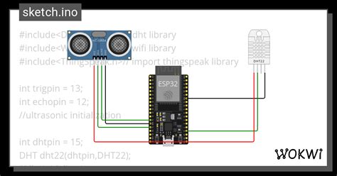 Ultrasonic Wokwi Esp32 Stm32 Arduino Simulator
