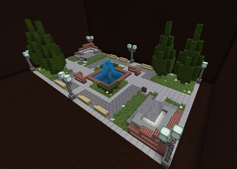Modern Town Square Version 2 Minecraft Map Modern Town Square Version 2 Minecraft Map