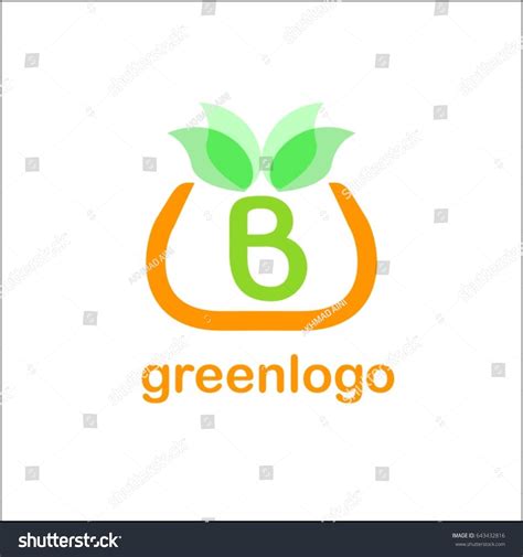 B Letter Green Identity Tree Leaf Stock Vector Royalty Free 643432816 Shutterstock