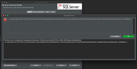How To Use Windows Authentication To Connect To Ms Sql Server · Issue