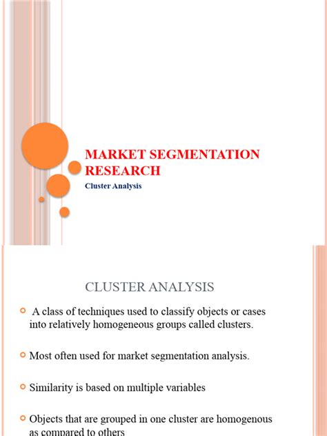 market segmentation cluster analysis download free pdf cluster