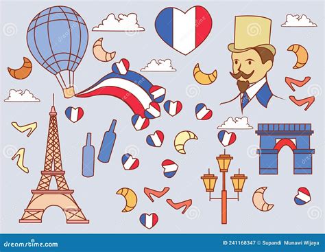 Illustration Collection Of Set Vector Stock Vector Illustration Of