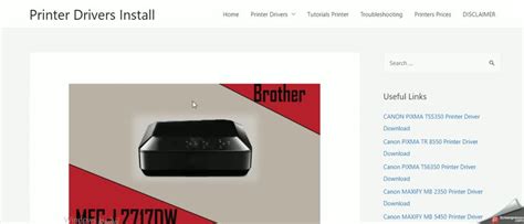 Printer Printer Drivers Install On Linkedin Brother Mfcl2717dw Printer Driver Download