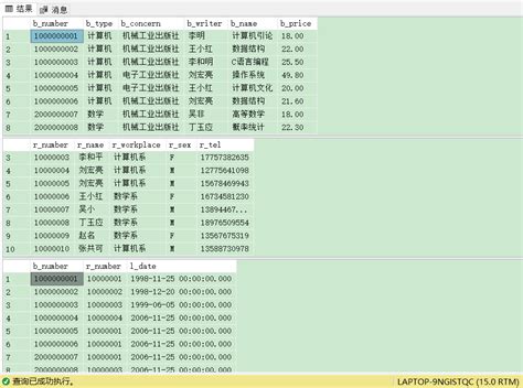 数据库第二次实验报告 灰信网软件开发博客聚合