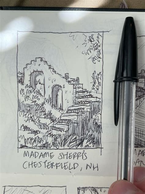 Ballpoint Pen Sketch By Me Silascalart Pen Sketch Sketches