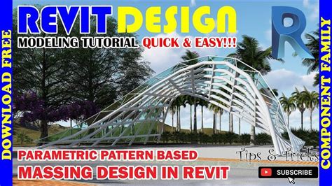 Rd045 How To Make A Parametric Pattern Based Massing Design In Revit Design Parametric
