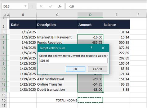 How To Sum Only Positive Or Negative Numbers In Excel