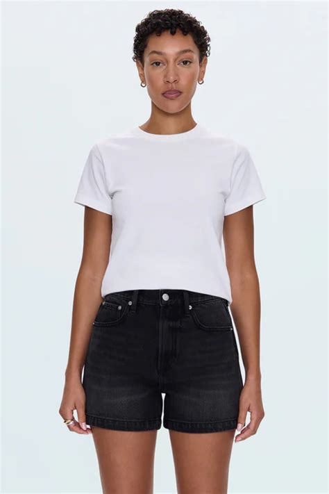 Pistola Saige High Rise A Line Short In Glamour J Cole Shoes