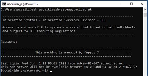 Logging In UCL Research Computing Documentation