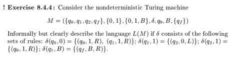 Solved Exercise 844 Consider The Nondeterministic Turing