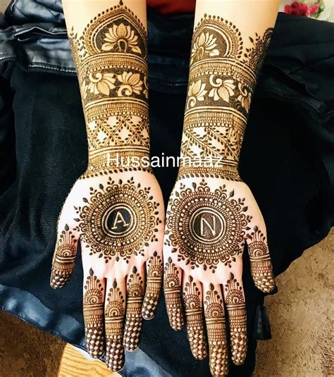 Pretty Initials Mehndi Wedding Mehndi Designs Mehandi Designs Mehndi Designs