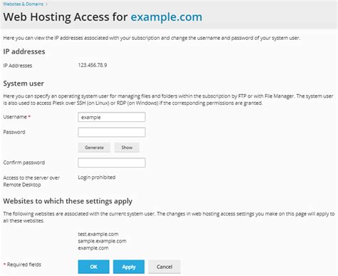 How To Change Your Ftp Account Credentials Plesk