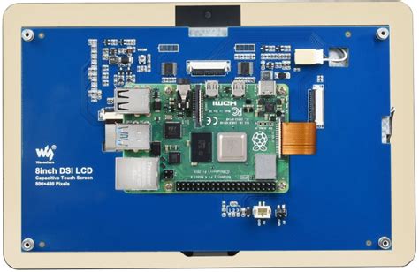 How To Connect 8 Inch Waveshare Lcd Display With Raspberry Pi Digital Lab