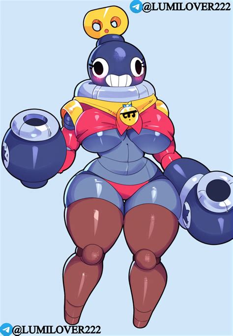 Rule 34 Ass Big Ass Big Breasts Big Thighs Blush Brawl Stars Breasts