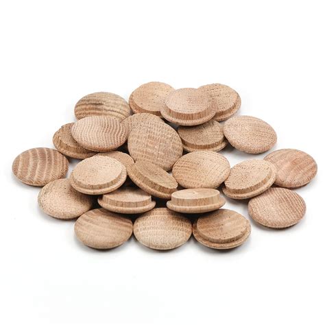 Yinpecly 0 98″ Oak Wood Hardwood Wood Button Plugs For Professional
