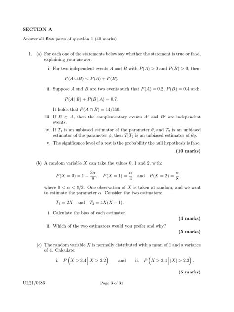 Page 3 Of 31 Pdf Bias Of An Estimator Estimator