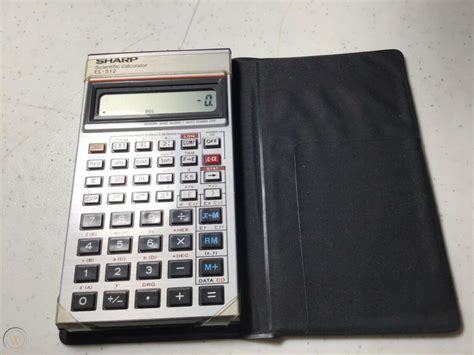 Vintage Sharp Scientific Calculator El 512 W Case And New Batteries Works 3936556551