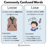 Loose Vs Lose Meaning Difference And Usage In English
