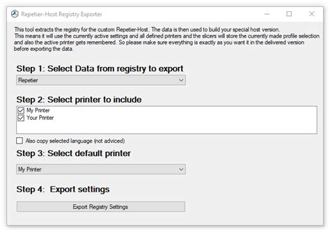 Required Data For Custom Repetier Host Repetier Software