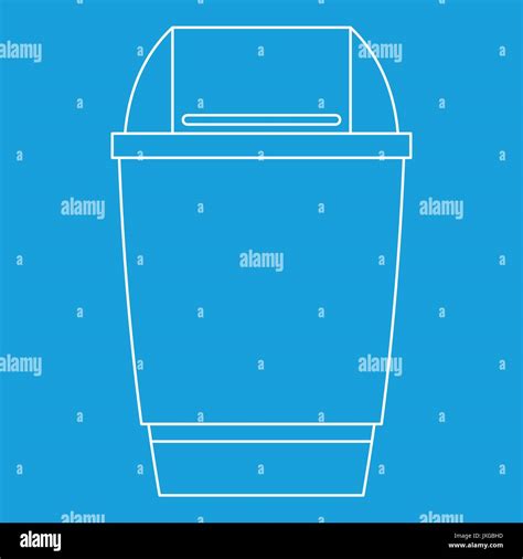 Dustbin Icon Outline Style Stock Vector Image And Art Alamy