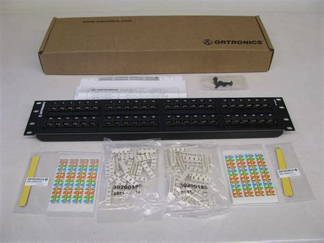 Ortronics Techchoice Cat6 48 Port Patch Panel Or Sp6u48 ~stsi Ebay