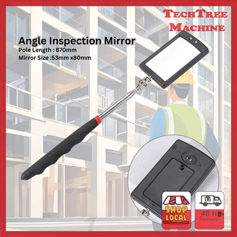 Cidb Qlassic Inspection Mirror With Led Light Shopee Malaysia
