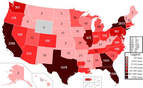 Monkeypox Cases In The US R MapPorn