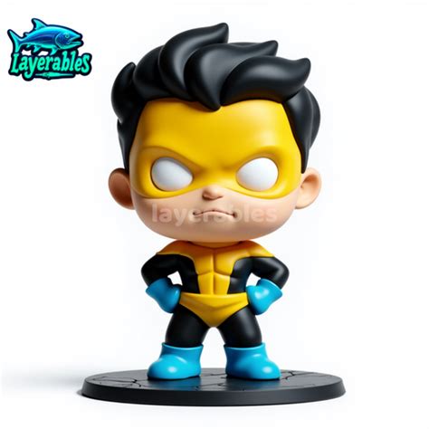 Stl File Chibi Invincible 3d Model For Printing Heroic Collectible 🦸 ・3d Printable Model To