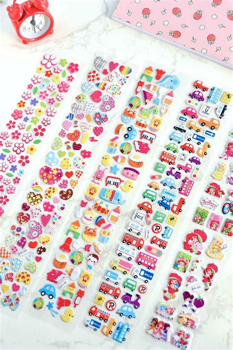 نوشت افزار فانتزی ابرا برچسب کوچولو