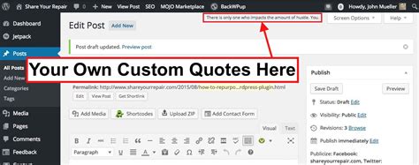 How To Repurpose Hello Dolly Wordpress Plugin · Share Your Repair