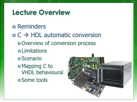 Ppt Lecture 20 C Hdl Automatic Conversion Powerpoint Presentation