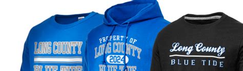 Long County High School Blue Tide Apparel Store Prep Sportswear