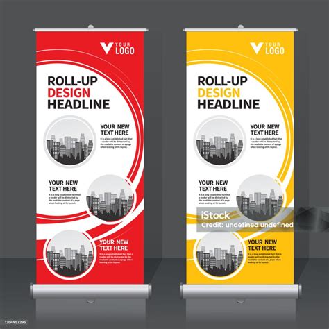 배너 디자인 템플릿 추상적 인 배경 디자인을 끌어 당기기 X 배너 사각형 크기를 롤업합니다 개념에 대한 스톡 벡터 아트 및 기타