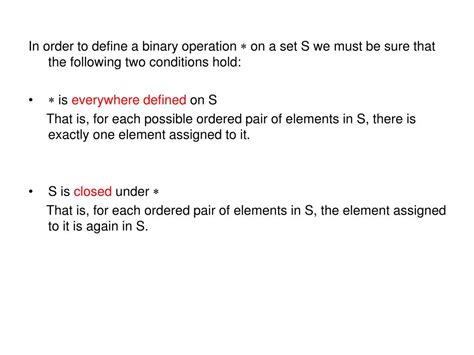 Ppt Section 2 Binary Operations Powerpoint Presentation Free