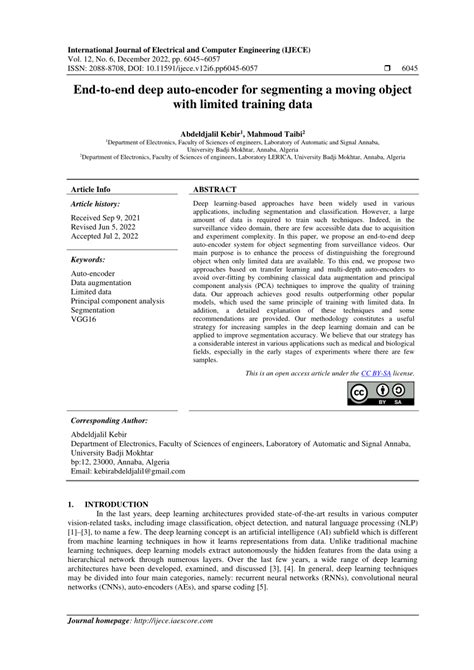 Pdf End To End Deep Auto Encoder For Segmenting A Moving Object With