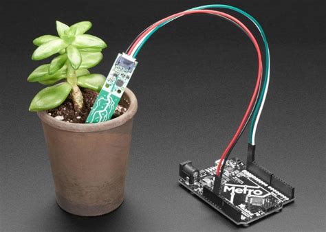 Stemma Capacitive Soil Moisture Sensor Improves On Resistive Style Stemma Capacitive Soil Moisture Sensor Improves On Resistive Style