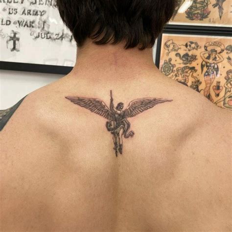 101 Best Saint Michael Tattoo Ideas You Have To See To Believe Small