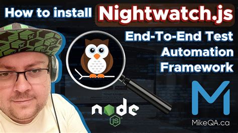 Setting Up Nightwatchjs For End To End Testing On Macos Youtube