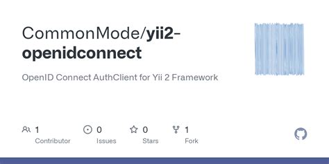github commonmode yii2 openidconnect openid connect authclient for