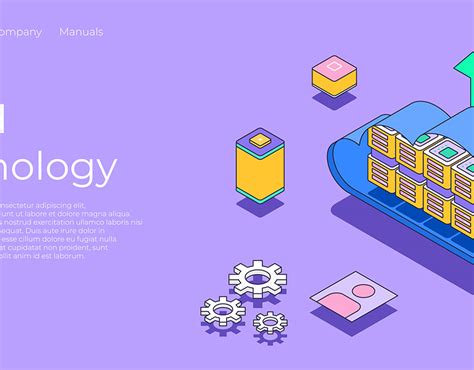 Cloud Technology Isometric Illustration On Behance