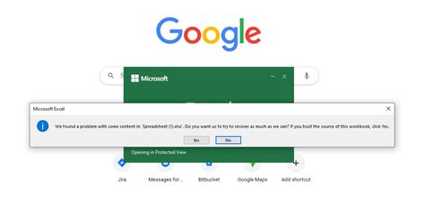php we found a problem with some content in spreadsheet xlsx do