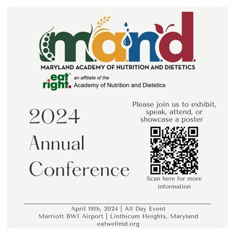Maryland Academy Of Nutrition And Dietetics On Linkedin Mand Annual