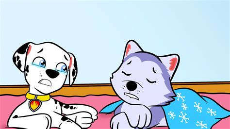 Marshall X Everest Paw Patrol Sad Moment By Biuchoco On Deviantart