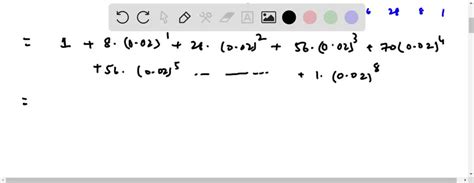 ⏩solveduse The Binomial Theorem To Approximate The Quantity Numerade