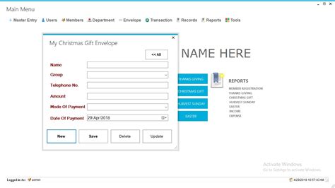 Church Management And Accounting System With Full Source Code By Fm Abidur