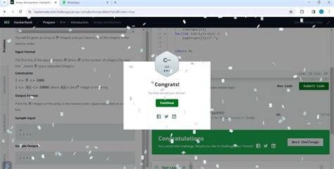 yuvashree u on linkedin i got three stars for c in hackerank